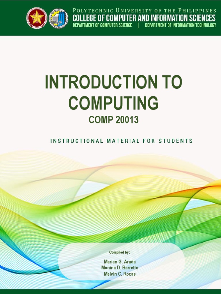 COMP 20013 - Introduction To Computing 2021 | PDF | Computer Data Storage | Computing