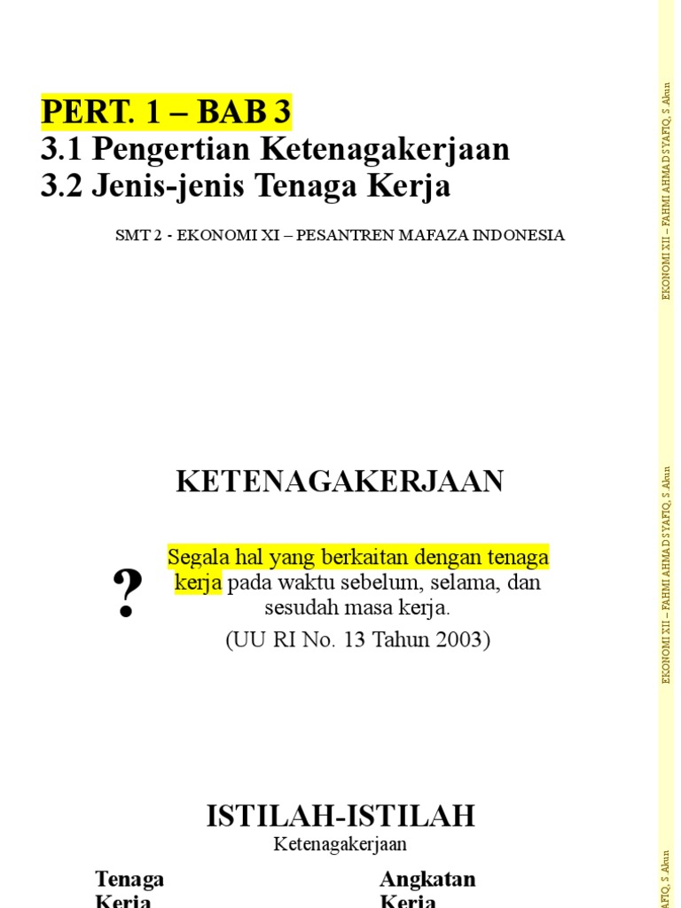 Pert. 1 - XI Ekonomi | PDF