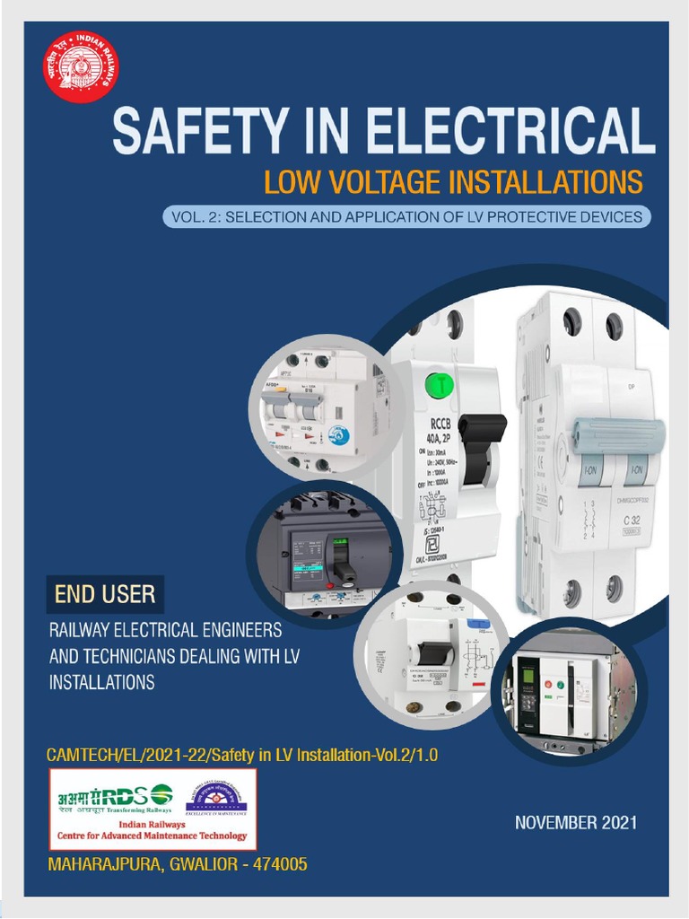 Safety in Low Voltage Installations, Vol-2 Selection and Application of ...