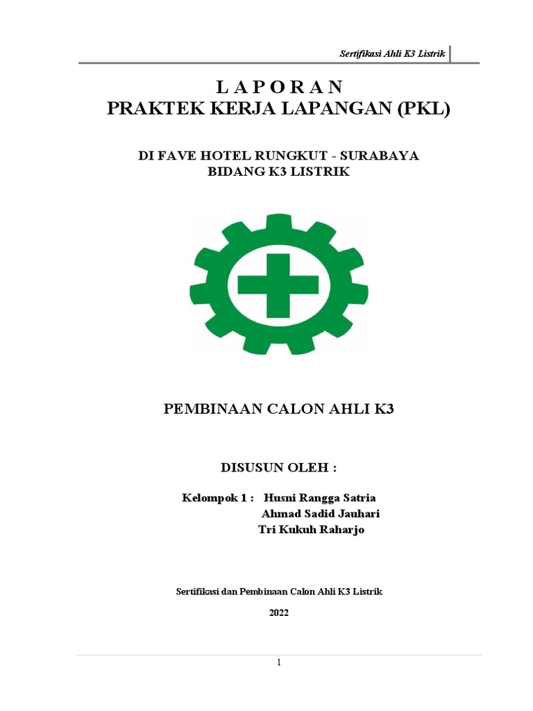 LAPORAN PRAKTEK AK3 LISTRIK Hotel Fave Surabaya | PDF | Sains & Matematika