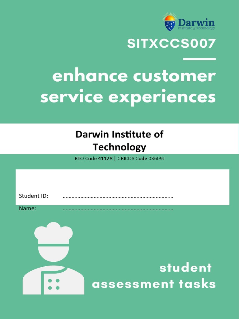 SITXCCS007 Student Assessment Tasks | Download Free PDF | Tourism ...