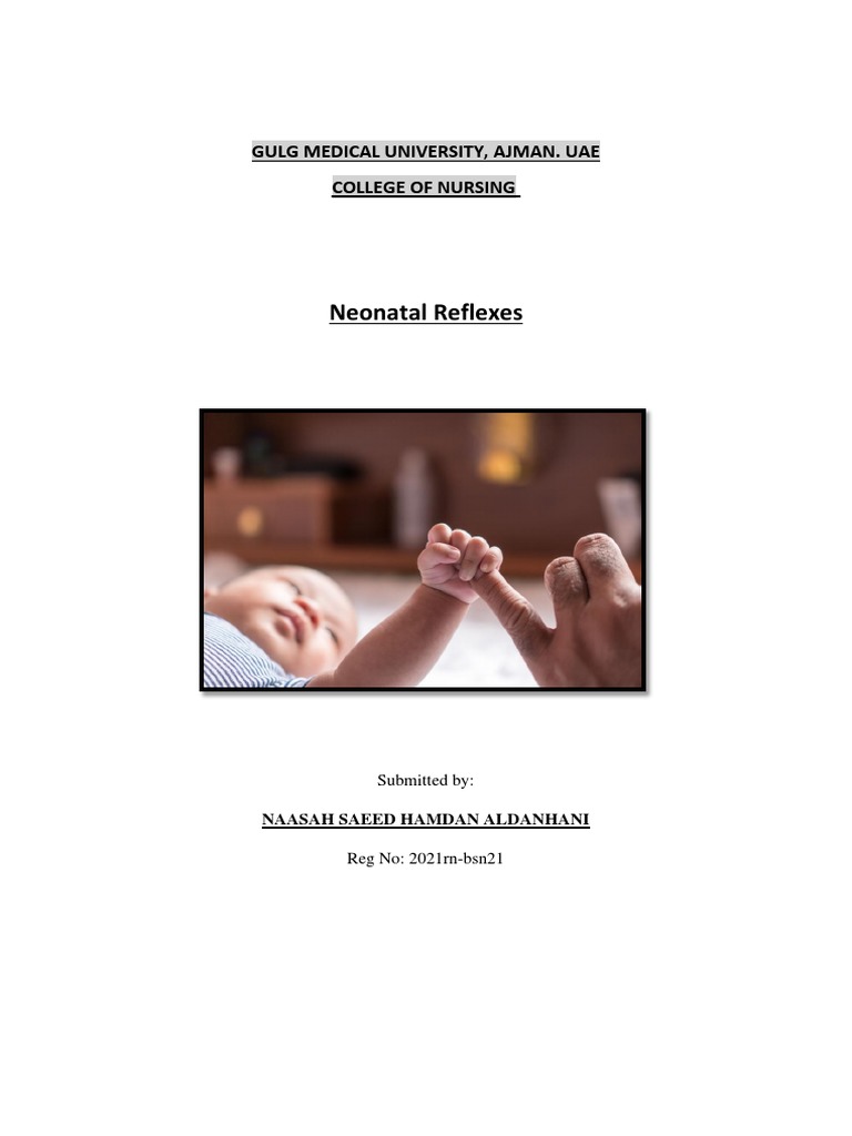Neonatal Reflex | PDF | Pediatrics | Neuroscience