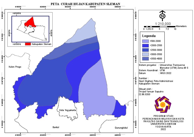Peta Curah Hujan | PDF