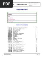 Drilling Rigs Inspection Checklist | PDF | Drilling Rig | Personal Protective Equipment