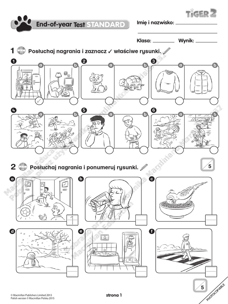 Tiger_2_End-of-year_Test_STANDARD | PDF