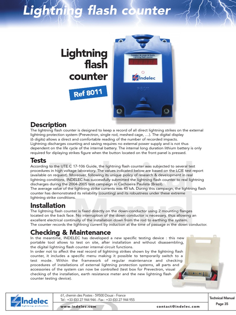 Lightning Counter User Guide | PDF | Lightning | Electricity