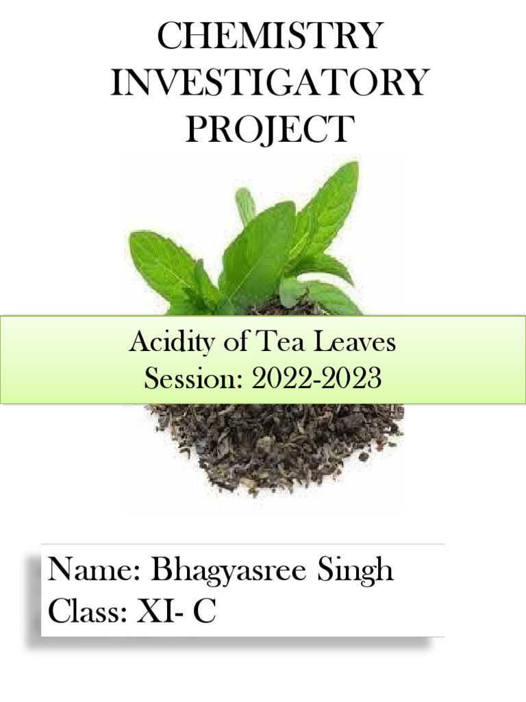 Chemistry | PDF | Tea | Chemical Compounds