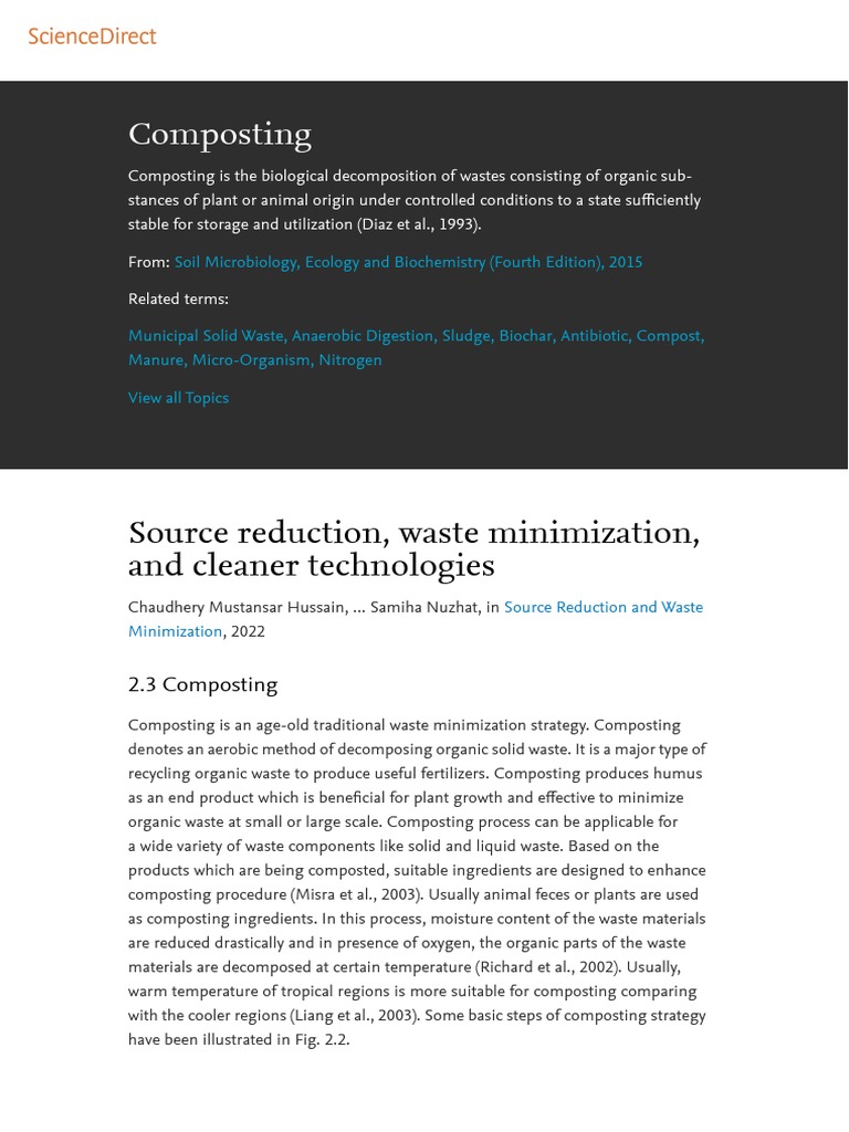 Composting | PDF | Compost | Soil