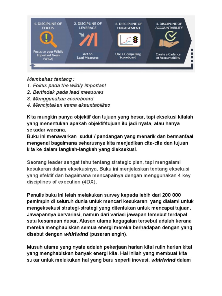 Diciplines of Execution | PDF