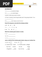 Grade 1 Tests 1-1 | PDF | Language Arts & Discipline