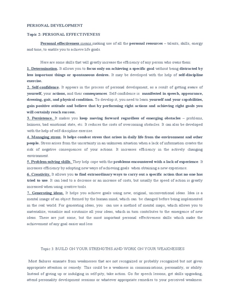 Perdev Reviewer | PDF | Adolescence | Self Concept