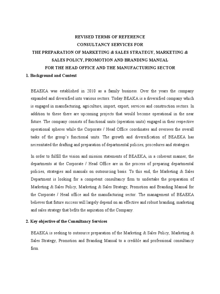 TOR BEAEKA Revised | PDF | Marketing | Brand