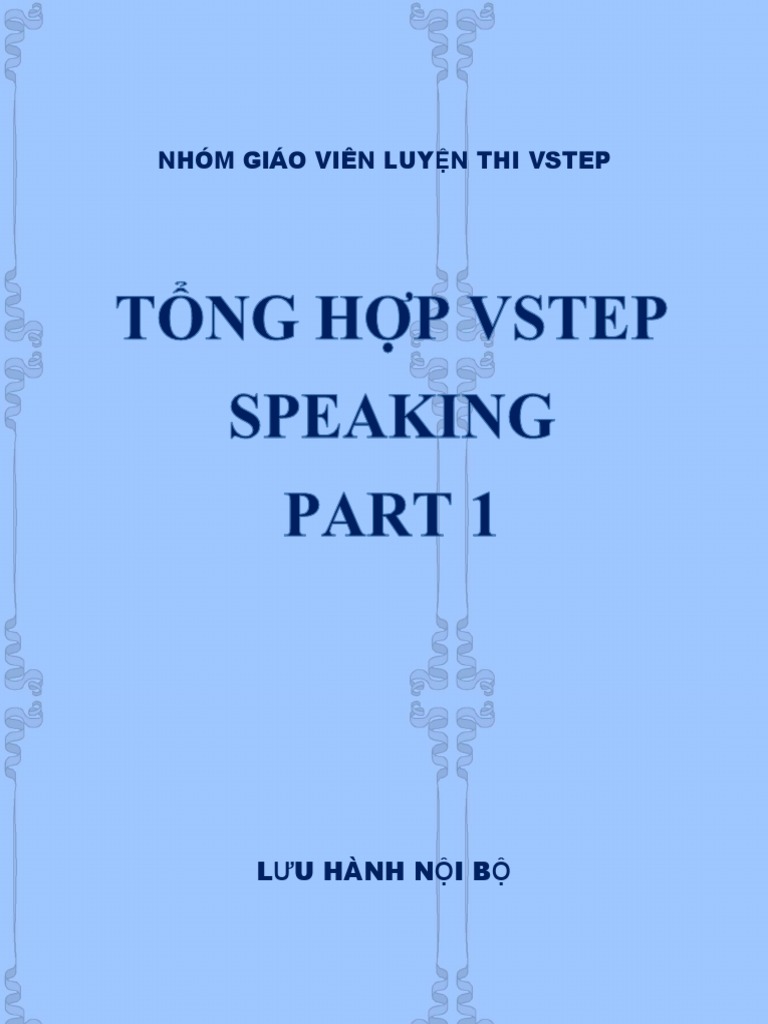VSTEP Speaking Part 1 Overview | PDF | Apartment | Software