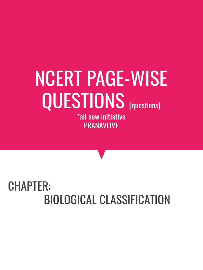 NCERT Biology Classification Questions | PDF | Protozoa | Fungus