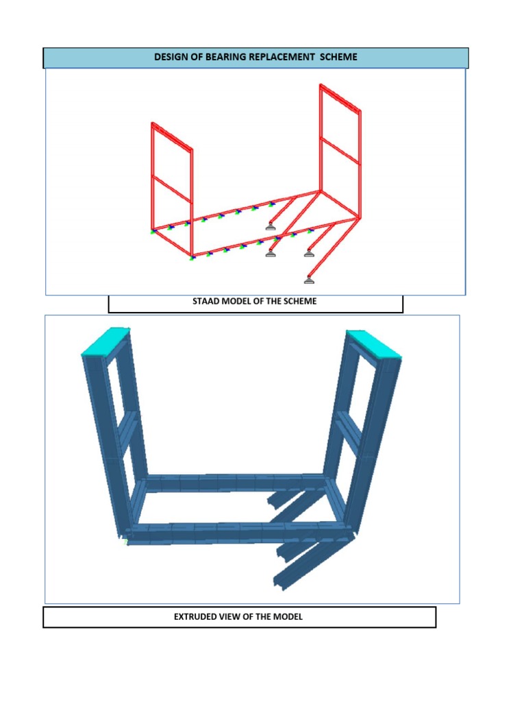 Design of Bearing Replacement Arrangement | PDF | Buckling | Beam ...