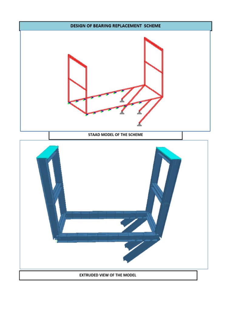 Bearing Replacement Scheme Design | PDF | Buckling | Beam (Structure)