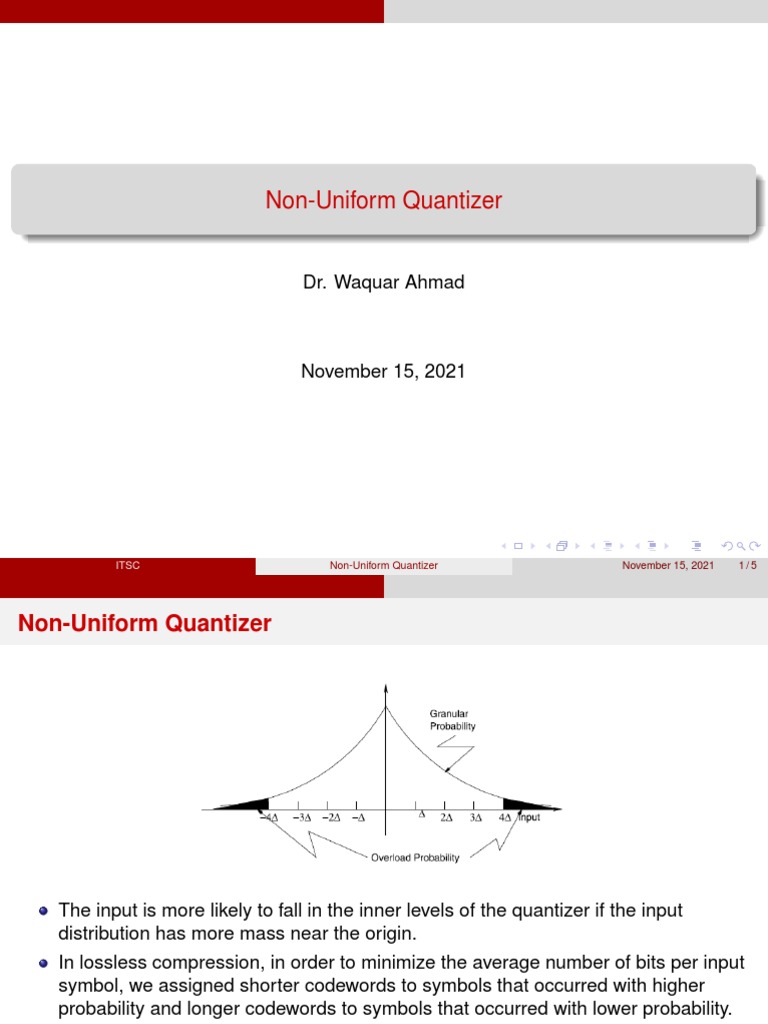 1 Non-Uniform Quantizer - PDF | PDF | Computing | Computer Engineering