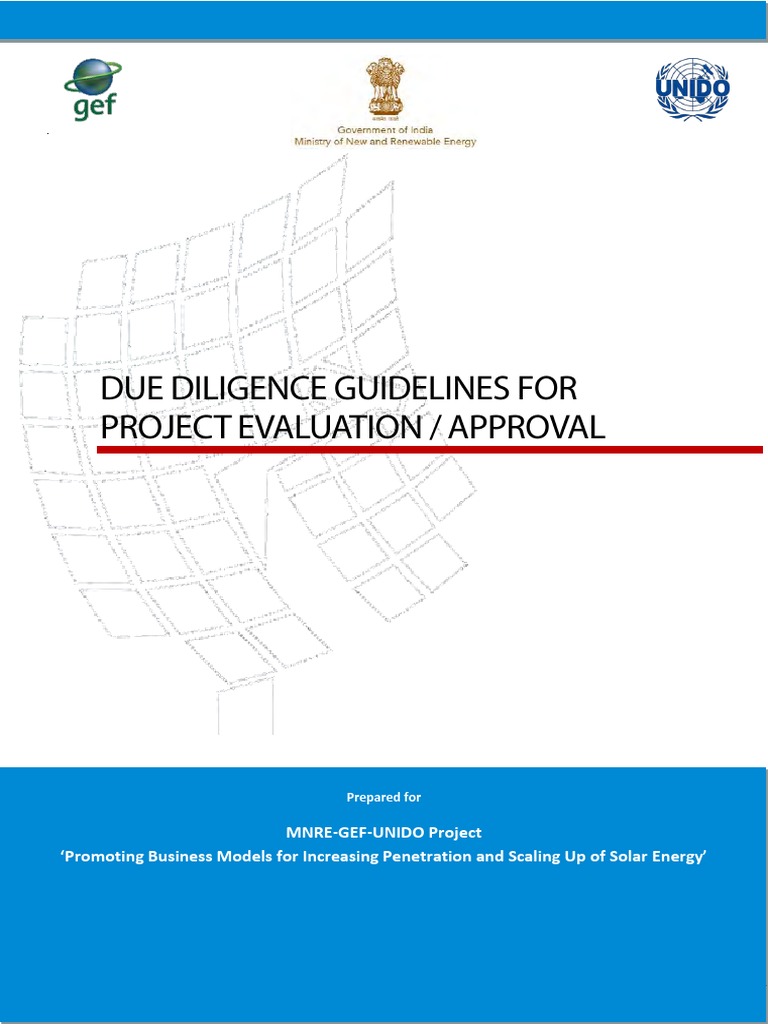 Due Diligence Guidelines For CST | PDF | Solar Energy | Steam