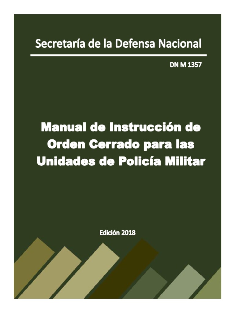 Instruccion D Orden Cerrado Pol. Mil. | PDF | Mano | Policía