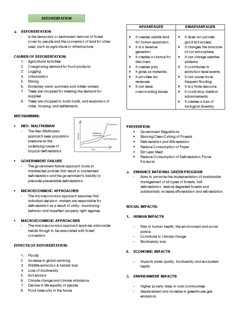 Deforestation Notes | PDF | Sea Level Rise | Biodiversity