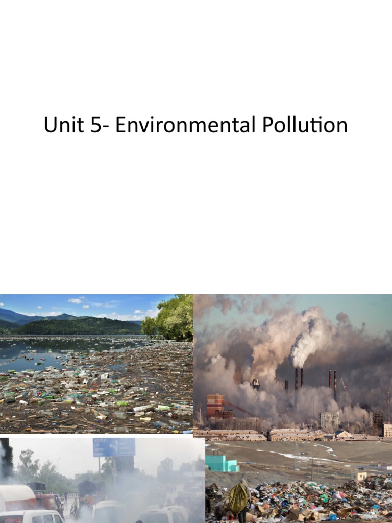 Unit 5 - Environmental Pollution | PDF | Ozone Depletion | Smog