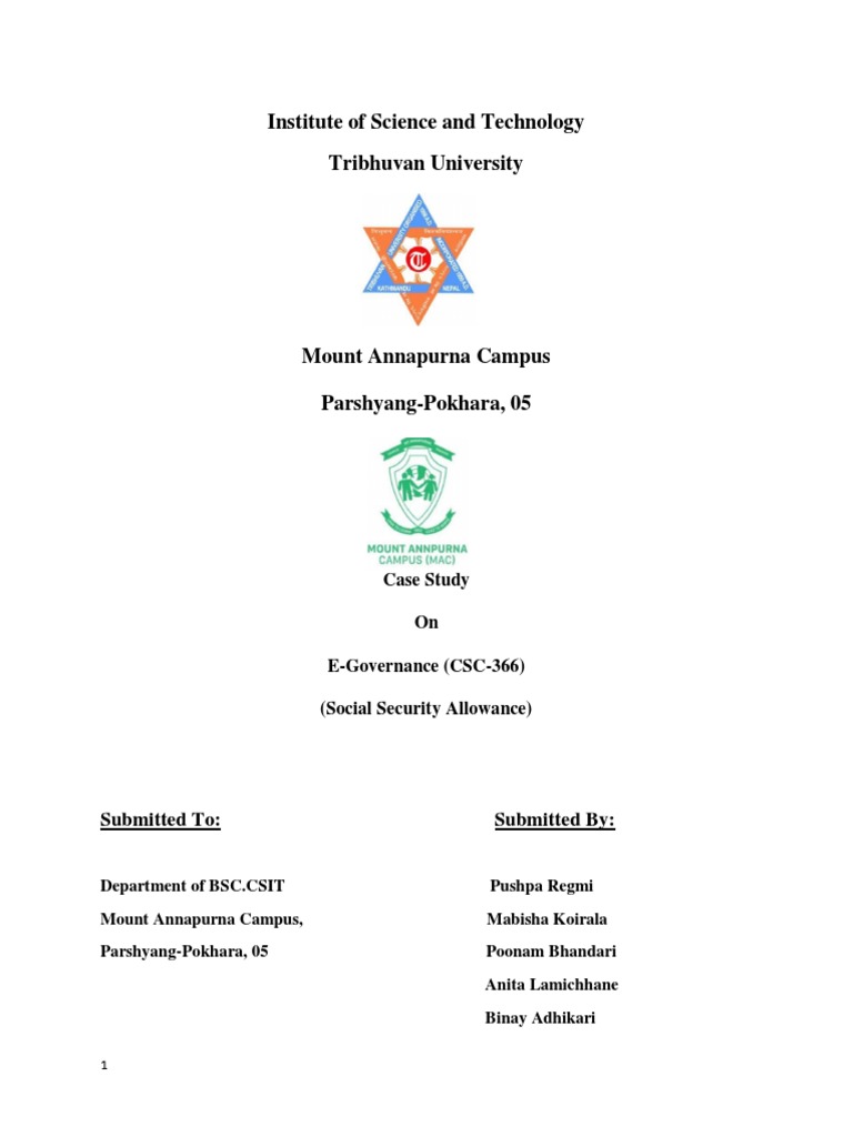 E-Governance Case Study Final | PDF | Employment | Governance