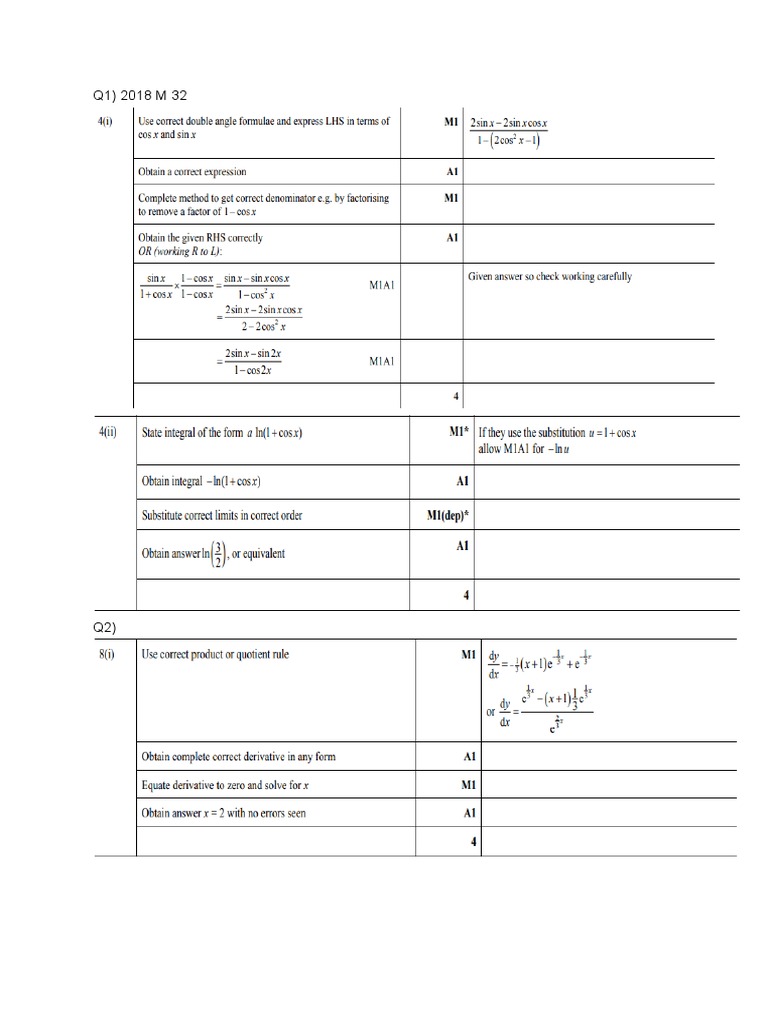 MS+7+-+Further+Calculus+-+Pure+III | PDF