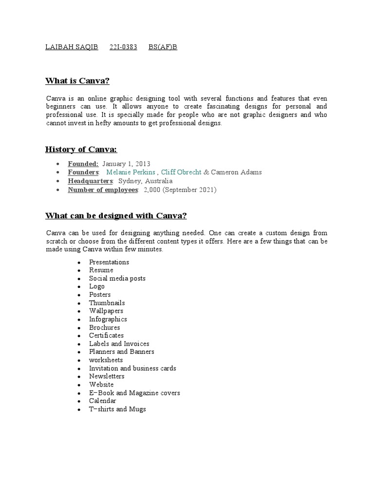 Canva Assignment | PDF | Icon (Computing) | Communication
