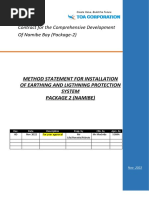 Method Statement For Installation of Electrical PVC Conduits and ...