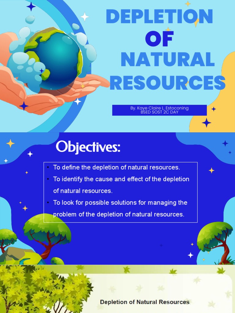 Depletion of Natural Resources | PDF | Agriculture | Resource Depletion