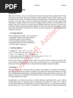 General Mathematics Reviewer! | PDF | Asymptote | Function (Mathematics)