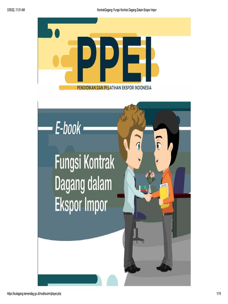 KontrakDagang - Fungsi Kontrak Dagang Dalam Ekspor Impor | PDF