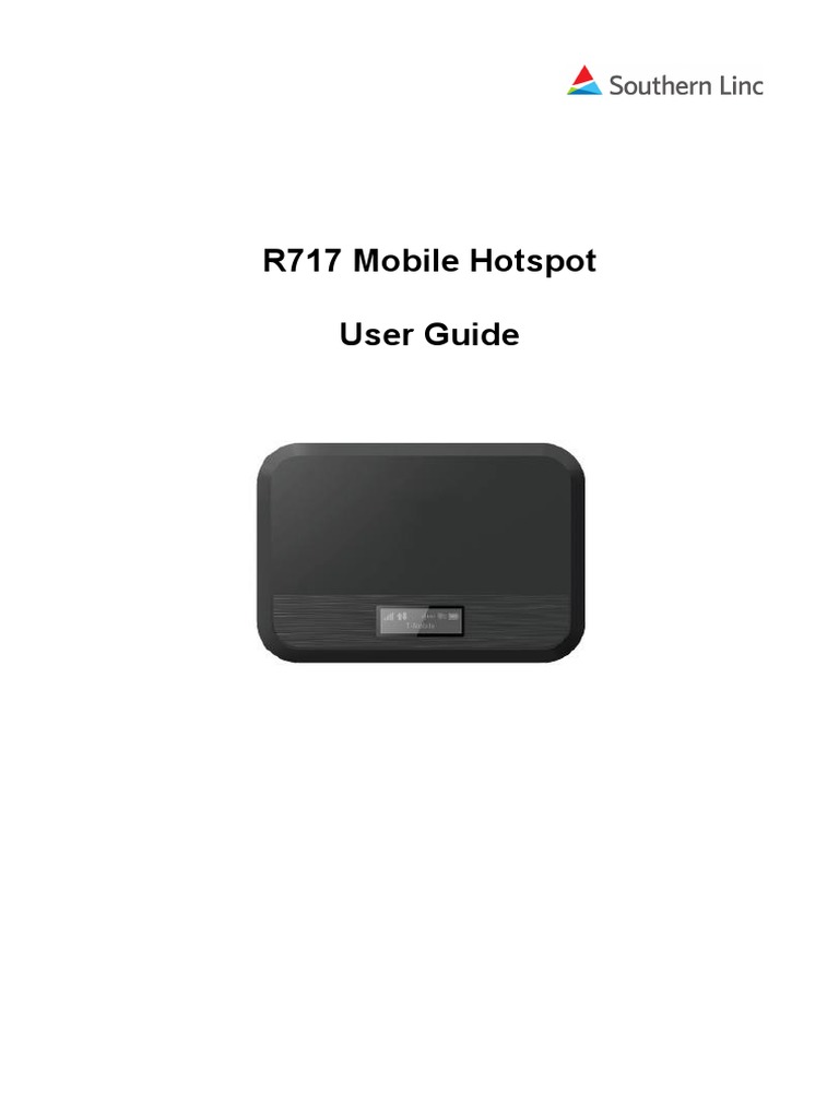 R717 Mobile Hotspot User Guide | PDF | Electromagnetic Interference | Radio