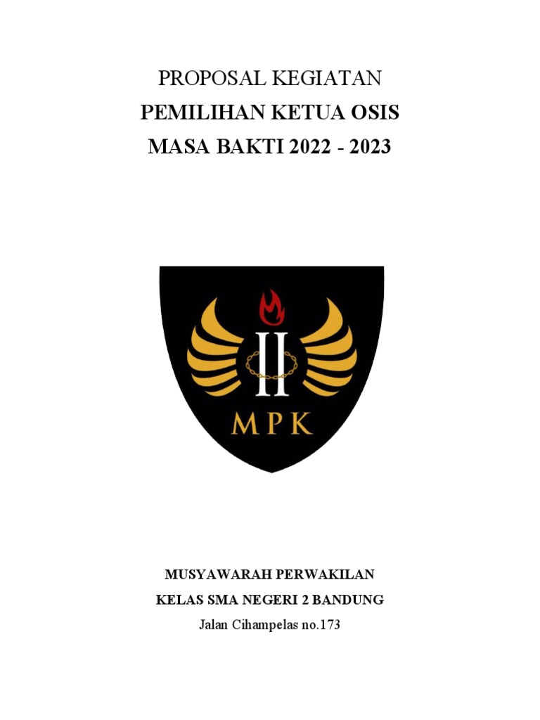 Proposal Pemilos 2022 | PDF