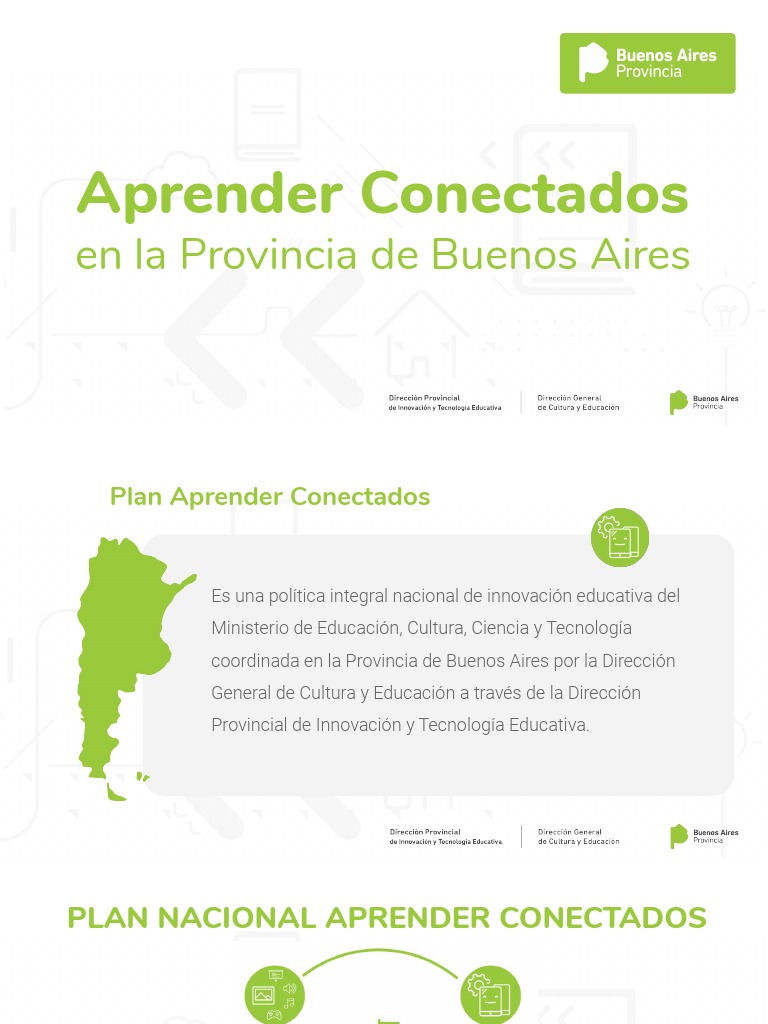 Presentacion Aprender Conectados en La Provincia de Buenos Aires | PDF ...