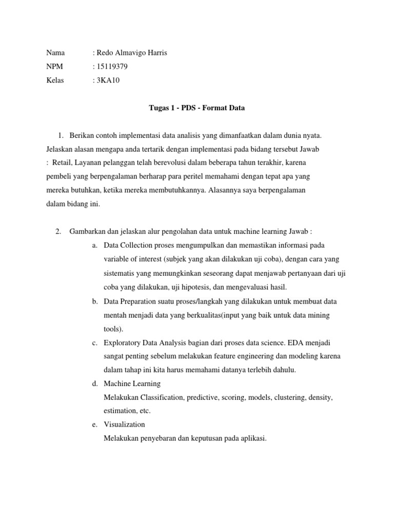 PDS - Format Data | PDF