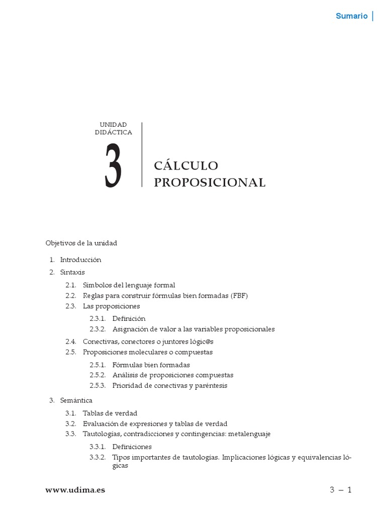 3 Unidad Logica | PDF | Proposición | Verdad