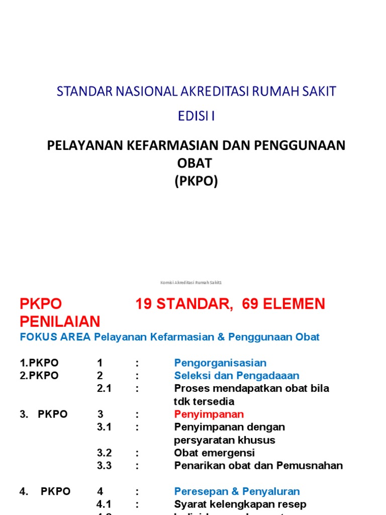 PKPO Standar | PDF