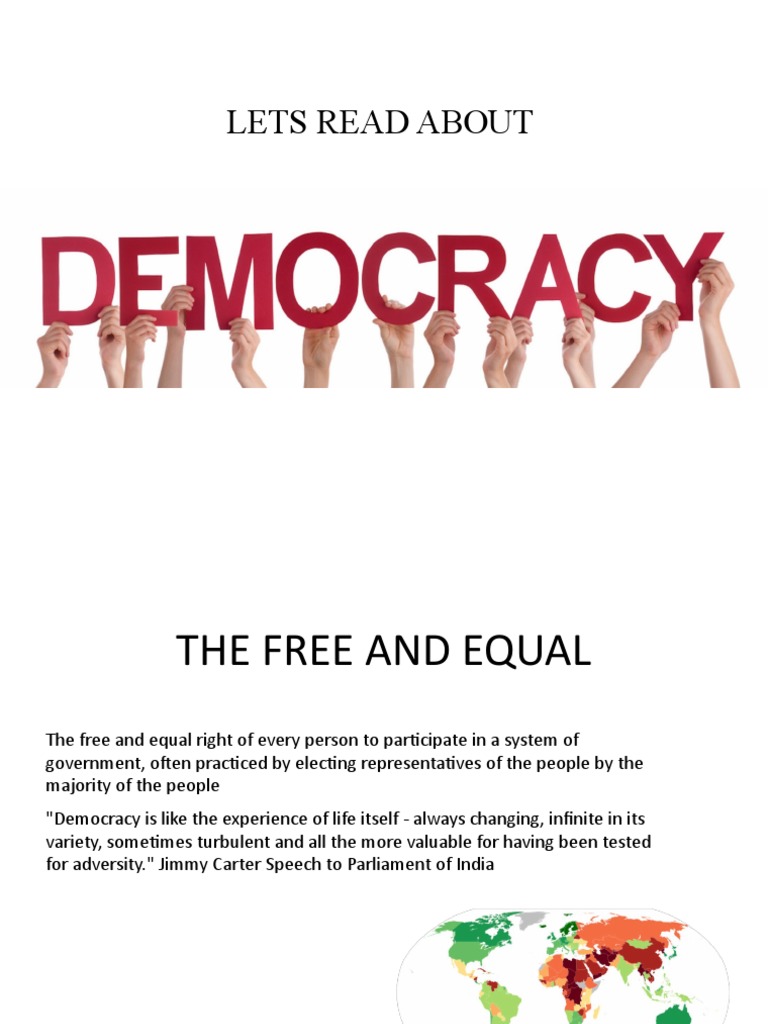 Presentation On Democracy | PDF