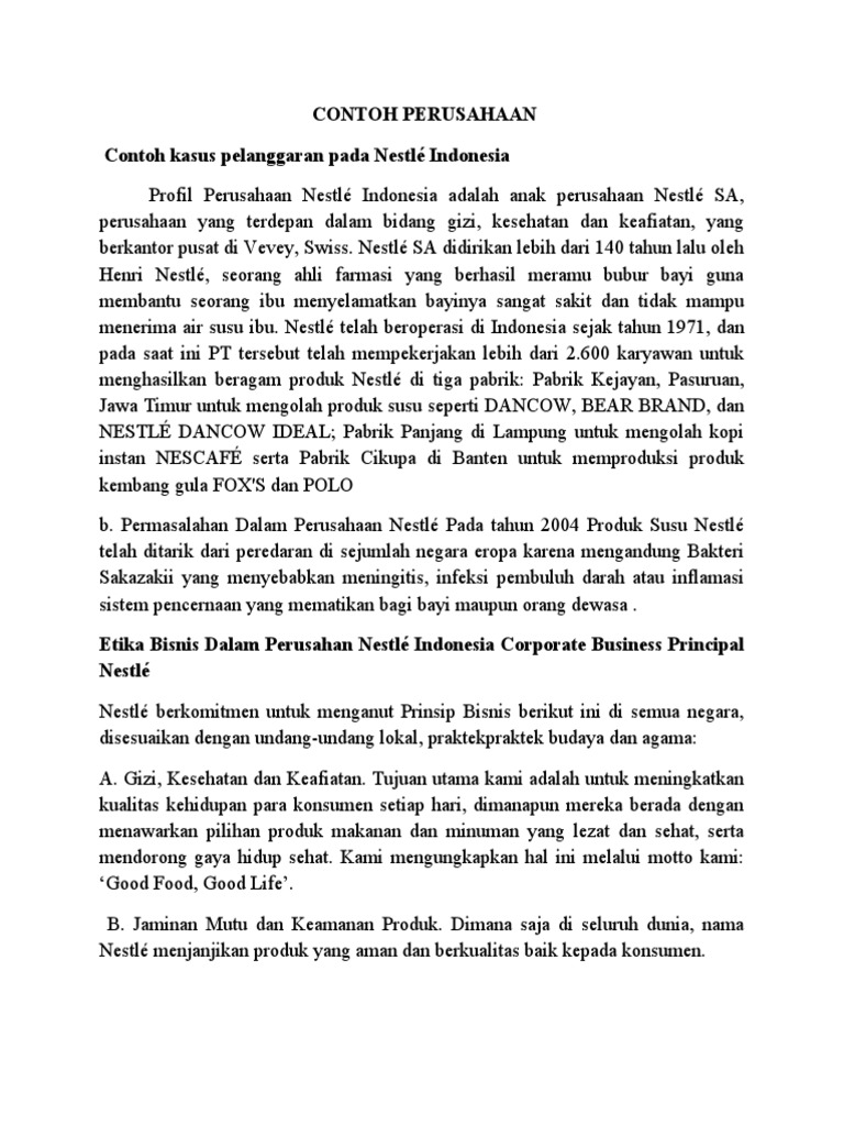 Contoh Kasus | PDF