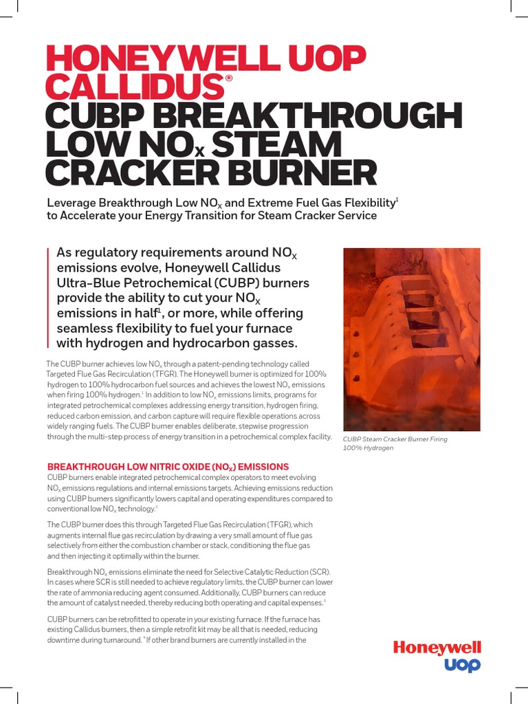 763750-UOP DTS Callidus CUBP Datasheet | PDF | N Ox | Carbon Capture ...