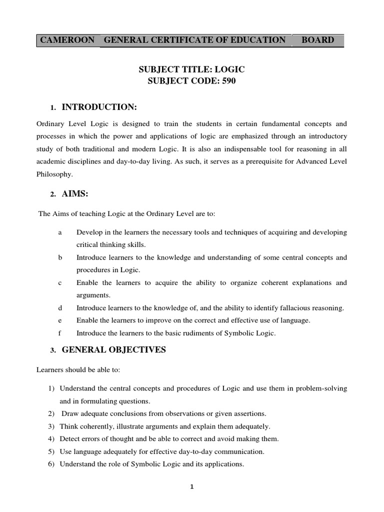 590 Logic | PDF | Logic | Thought