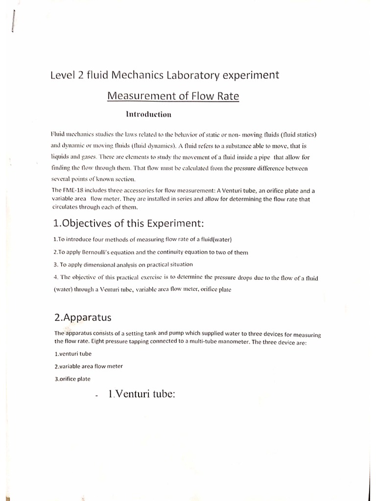 Fluid Lab Experiment CamScanner 10-27-2022 15.35 | PDF