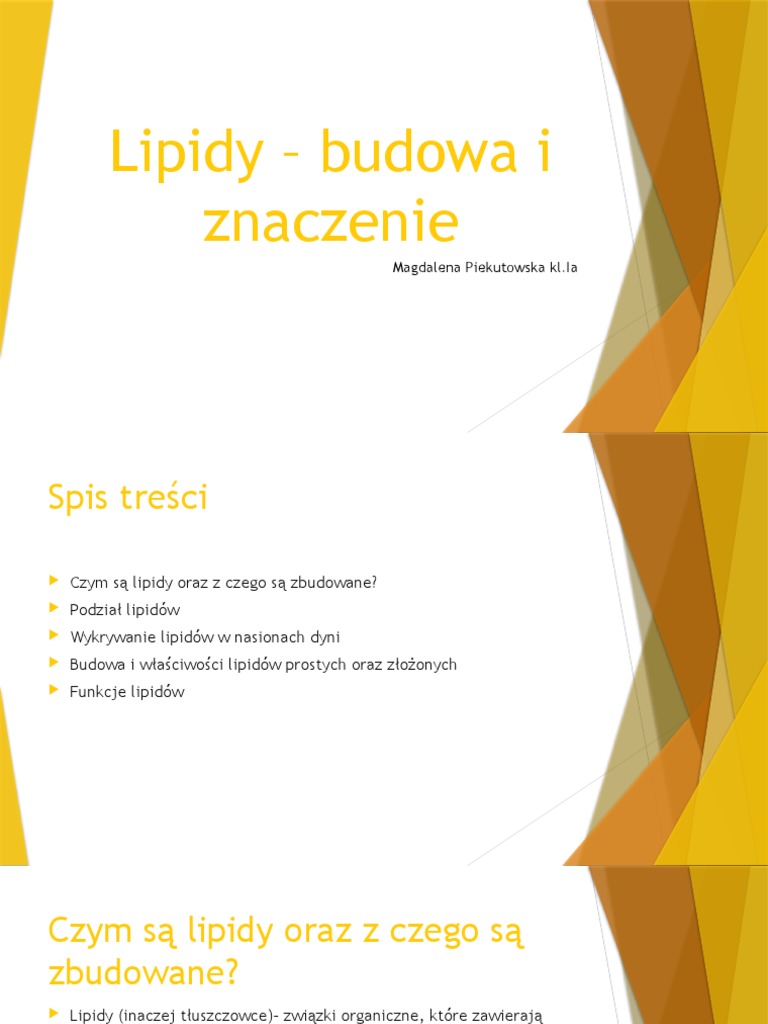 Lipidy | PDF
