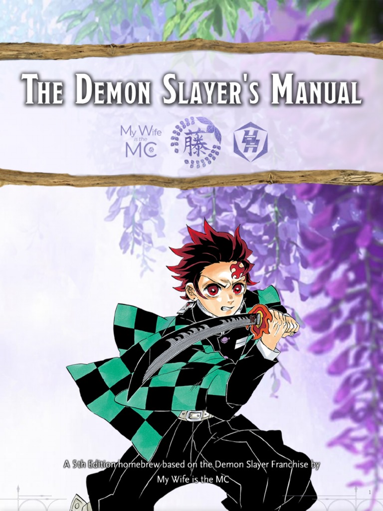 Husbando Homebrew - Demon Slayer Manual - ZapUpdate | PDF | Senses ...