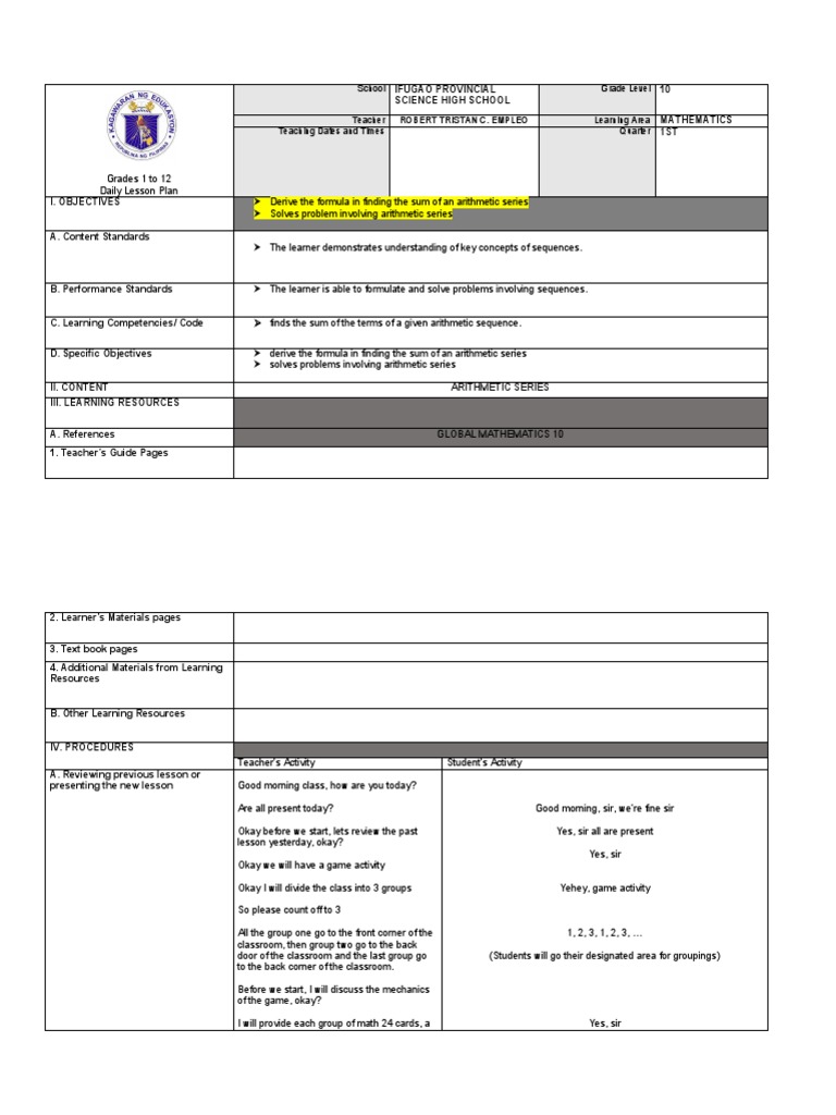 Grade 10 | PDF | Interest | Teachers