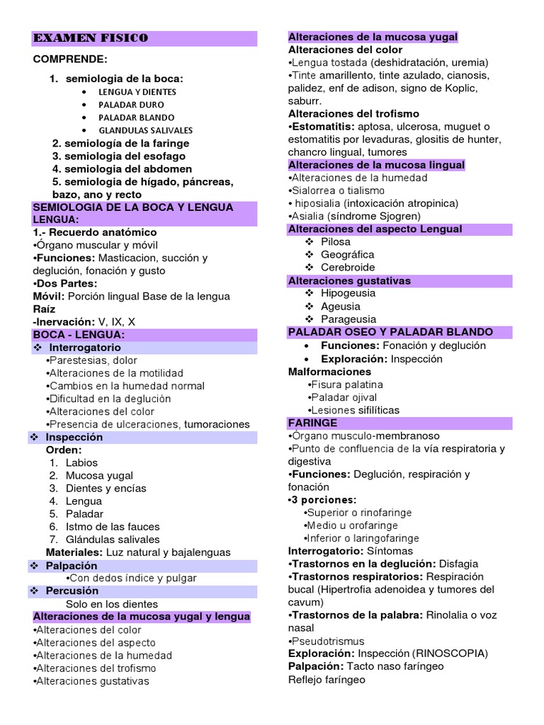 Examen Fisico | PDF