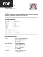 Resume Working Student Jollibee | PDF | Teachers | Learning