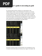 Gold Chart Patterns | PDF | Contract For Difference | Cryptocurrency
