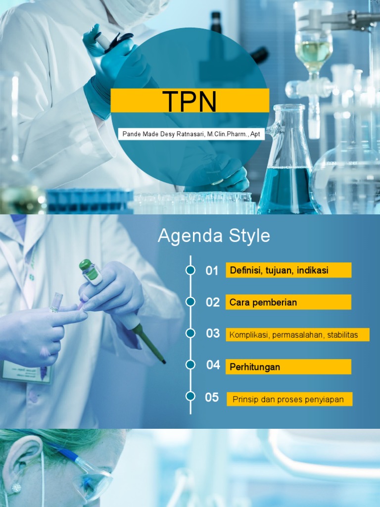 Total Parenteral Nutrition (TPN) Dasar | PDF